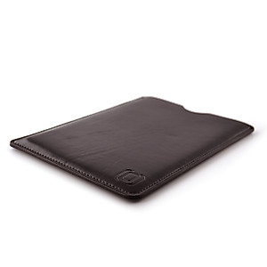 Dockem Executive Sleeve for iPad Mini 6, 5, 4, 3, 2, 1: Premium Synthetic Leather Tablet Case: Slim, Microfiber Lined, Professional, Protective Cover (Dark Brown)