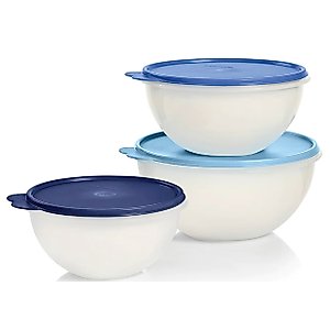 Tupperware Plastic Wonderlier Bowl Set 3