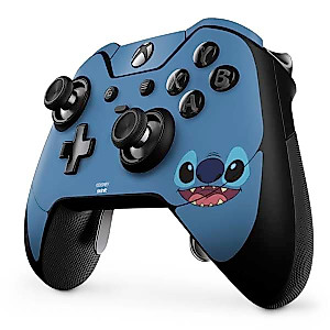 Skinit Decal Gaming Skin Compatible with Xbox One Elite Controller - Officially Licensed Disney Lilo and Stitch Close Design