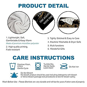 MUCHNEE 50th Anniversary Blanket Gifts, Gift for 50th Wedding Anniversary, 50 Golden Wedding Anniversary Couple Gifts for Husband Wife Dad Mom Grandparents Blanket Throws 60"x50", 50 Years of Marriage