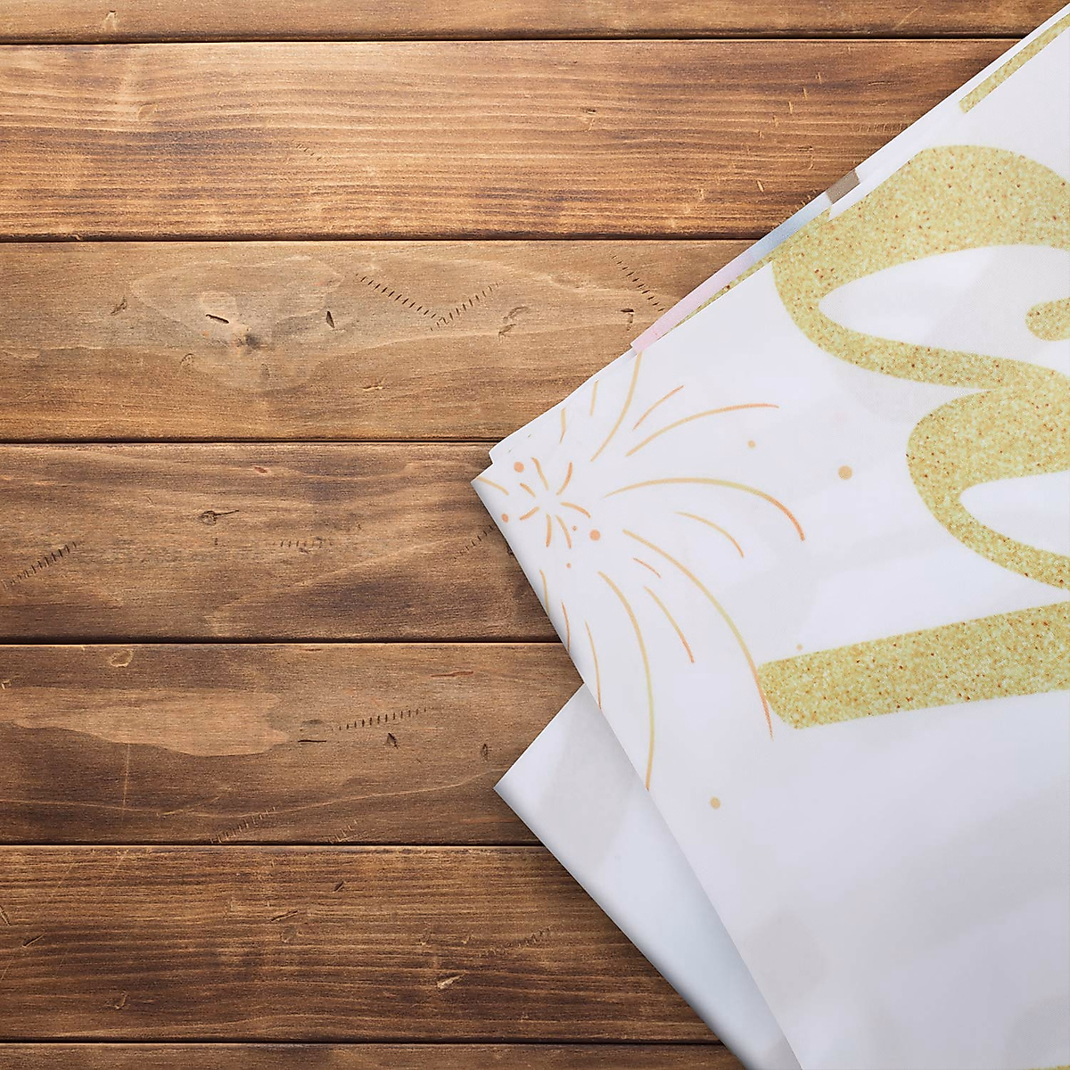 PAKBOOM Happy Retirement Backdrop Banner - Retirement Party Decorations Supplies for Women - 3.9 x 5.9ft Pink Gold