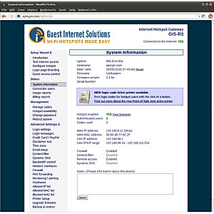 GIS-R4 Internet Gateway for Business Hotspots