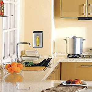 COMICO Wall Mount Grocery Bag Holder,Bag Dispenser or Bag Saver,Easy-Access Opening, Fingerprint-Proof, Easy to Install,Stainless steel(Silver)