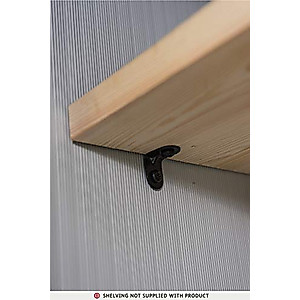 Keter Premier Tall Resin Outdoor Storage Shed for Patio Furniture, Pool Accessories, and Bikes