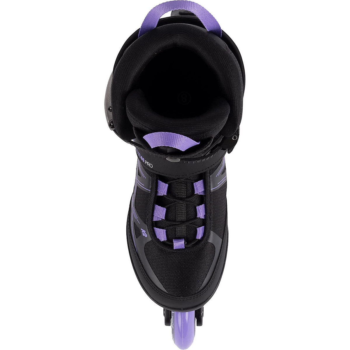 K2 Skate Alexis 80 Pro, 8.5,Black_Lavendar