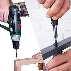 PTSLKHN Phillips Bits Set, Magnetic Phillips Head Drill Bits, 6PCS Phillips Impact Bits and Screwdriver Bits Magnetizer