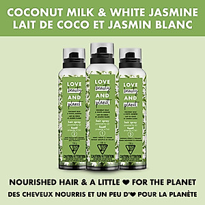 Love Beauty Planet Coconut Milk White Jasmine Hair Spray, Soft Hold Shine 6.8 oz