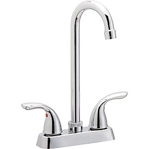 Elkay Everyday LK2477CR Deck Mount Bar Faucet with Lever Handles, Chrome