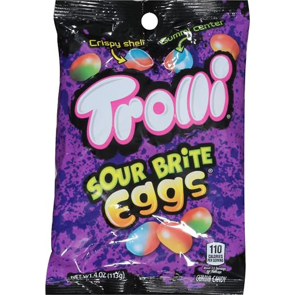 Trolli Sour Brite Eggs, Assorted 4.0 Ounce