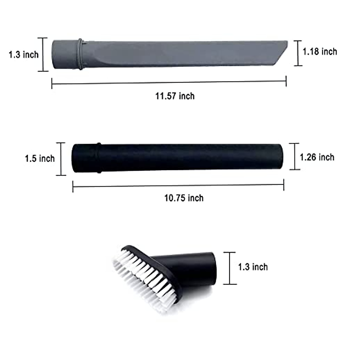 Bvhonwe Vacuum Attachments Accessories Cleaning Kit Crevice Tool+Wand Plastic+Dust Brush Compatible for Bissell Cleanview Swivel Pet Crosswave 2252 2489 2486 2254 22543 24899 1831 Vacuum Cleaner