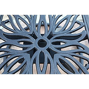 GrandPatioFurniture.com 2 CBM Elisabeth Collection 2 Cast Aluminum Swivel Rockers with 2 Cushions