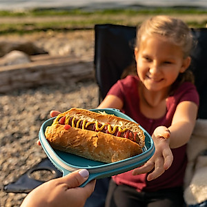 UCO 4-Piece Camping Mess Kit, Blue, Nylon