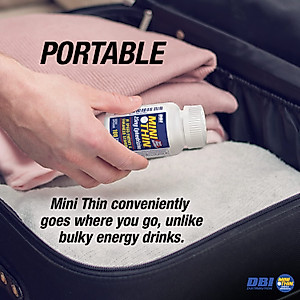 Mini Thin | Two-Way Action Caffeine Pills - High Speed Energy and Enhanced Stamina* - 205 mg Caffeine; 25mg Ephedrizine (100 Count Bottle)