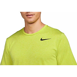 Nike Men's Dri-FIT Utility Static Training Tee, High Voltage Green, XL Regular US