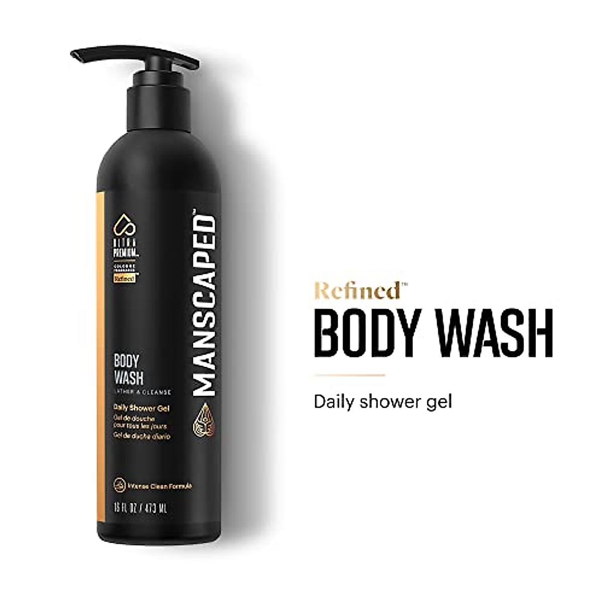 MANSCAPED® The Luxury Package 4.0 Includes: The Lawn Mower™ 4.0 Electric Trimmer, The Shears 2.0 Nail Kit, Crop Preserver™, Deodorant, Body Wash, 2-IN-1 Shampoo & Conditioner, The Shed toiletry bag