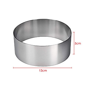 DS. DISTINCTIVE STYLE Cannoli Tubes Kit 12 Pieces Stainless Steel Canolli Shell Molds with Cake Ring Mold DIY Canoli Forms for Baking