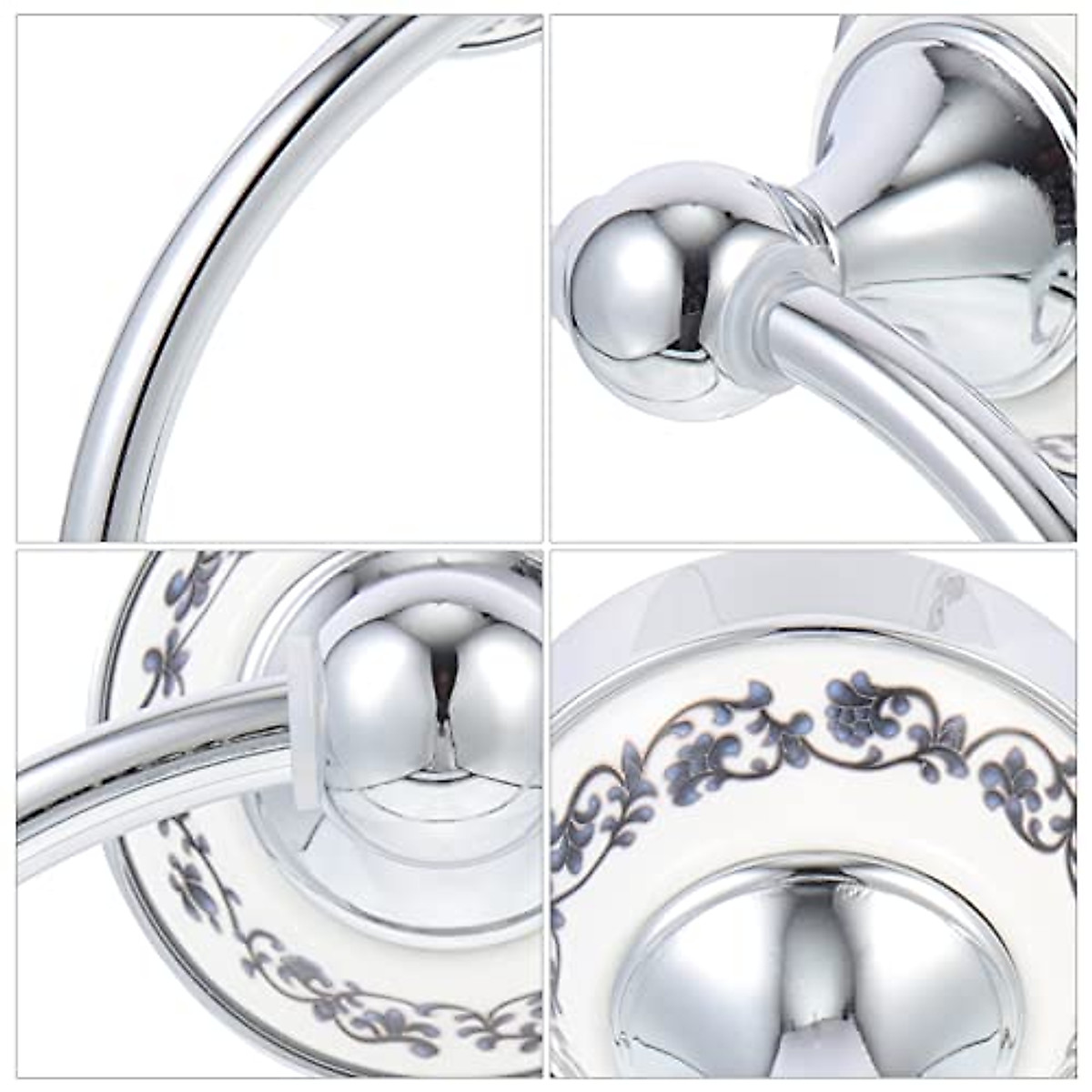 DIKACA Mounted Storage Mount Hangers Contemporary Wall-Mounted Toilet Stainless Hand Rack Holder Practical Accessories Stand Towels Hardware Farmhouse Decorative Organizer Ring