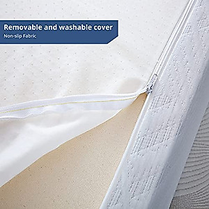 Queen Mattresses, 10 inch Mattress Queen Size Memory Foam Bed in A Box Green Tea Medium Firm