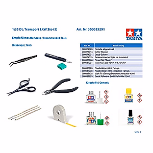 Tamiya 35291 1/35 German 3Ton 4x2 Cargo Truck Plastic Model Kit