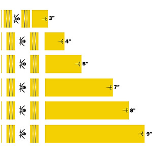 White Water Archery Non-Laminated Skull and Swords Calico Jack Yellow Flag Traditional Arrow Wraps 15 Pc Choose Length Width (8, 1)
