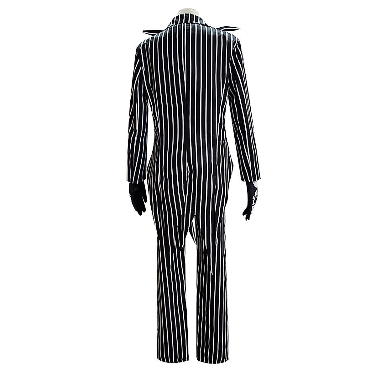nezababycos Jack Skellington Costume Nightmare Before Christmas Cosplay Sally Uniform Halloween for Adult Men XL