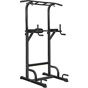 BangTong&Li Power Tower, Pull Up Bar Dip Station/Stand for Home Gym Strength Training Workout Equipment(Newer Version)