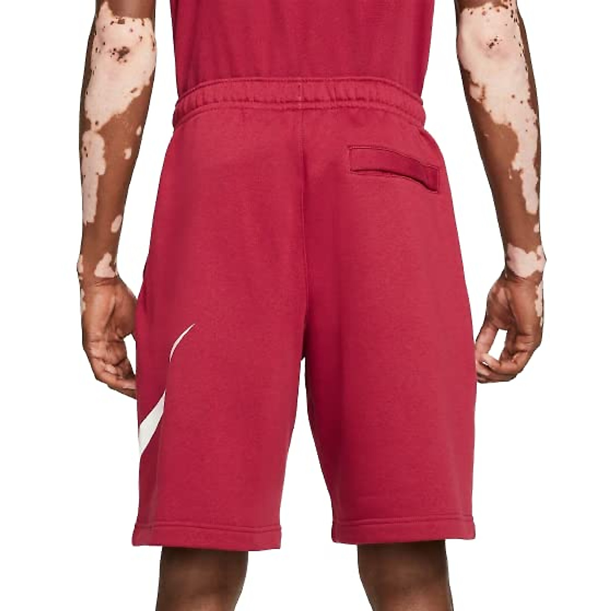 Nike Men's Sportwear Club Shorts (as1, Alpha, m, Regular, Regular, Pomegranate, Medium)