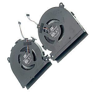Replacement CPU + GPU Cooling Fan for HP Spectre X360 15-CH 15-CH000 15-CH011DX 15-CH075NR 15-CH008CA 15-CH010CA NS75C00-17J22 NS75C00-17J21 P/N: L17605-001 L17606-001, TPN-Q179 DC 5V 0.5A (Two Fans)