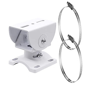 BeElion Aluminum Alloy Surveillance Camera Horizontal Vertical Pole Mount Kit, Wall Mounting Bracket for CCTV Security Camera PTZ Dome Vertical Pole Mounting Bracket