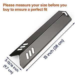 Utheer Grill Kits for DynaGlo DGF510SSP, DGF510SSP-D, fit Backyard BY13-101-001-13, GBC1460W, GBC1461W, GBC1462W, GBC1059WB, BH13-101-099-01, Grill Grate and Heate Plate