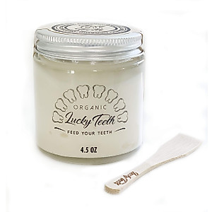 Lucky Teeth Organic Toothpaste-All Natural, Remineralizes and Fortifies Teeth and Gums. (4.5 oz 1 Pack)