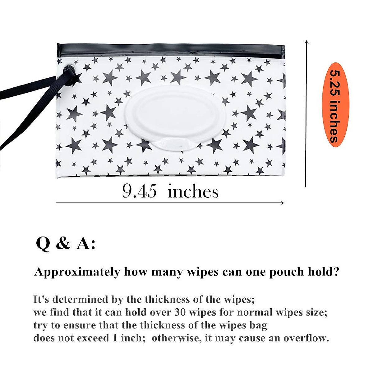 ULVBABI Baby Wet Wipe Pouch Container, Reusable & Refillable Portable Wipes Dispenser, Eco Friendly and Lightweight Baby Travel Wet Wipe Holder, Keeps Wet Wipes Moist (6 Pack)