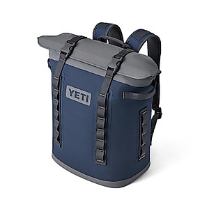 YETI Hopper M20 Backpack Soft Sided Cooler with MagShield Access, Navy