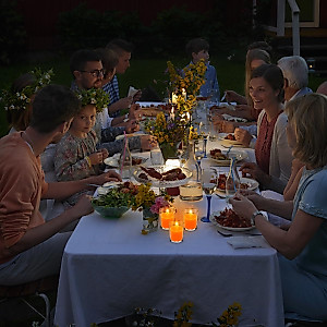 9-Pack 1.25-Inch Orange Votive Candles for Halloween Fall Harvest – Unscented Small Tealight Candle for Home Decor, Meditation, and Special Occasions