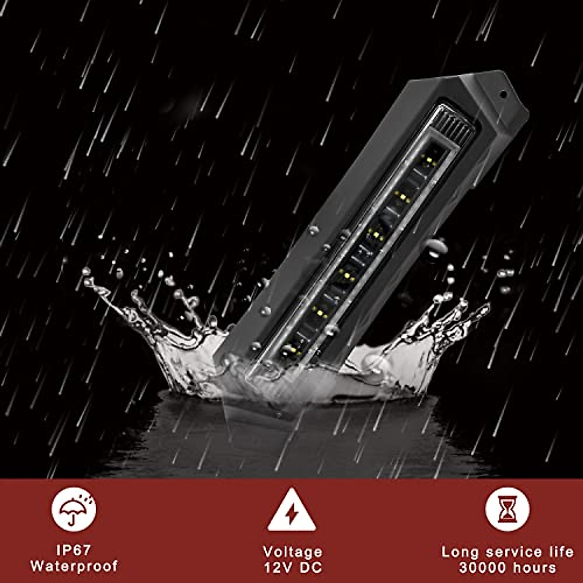 SAUTVS LED Rear Tail Light for Polaris RZR XP 1000 19-23, LED Rear Center Brake Light 3rd Brake Stop Lamp Taillight Accent Light Auxiliary Lamp for Polaris RZR XP 1000 XP4 Turbo 2019-2023 Accessories