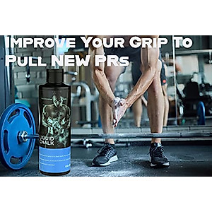 Grip Glu Liquid Chalk Pro Grade - enhanced grip for deadlifting, weightlifting, powerlifting, gymnastics, rock climbing, crossfit, track and field