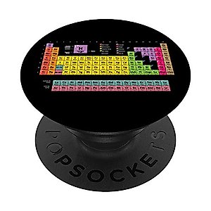 Periodic Table Elements Science Chemistry Cool Teacher Gifts PopSockets PopGrip: Swappable Grip for Phones & Tablets
