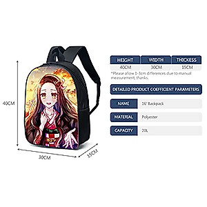 Anime Cosplay Backpack School Bookbag Shoulder Bag Daypack,Knapsack Rucksack