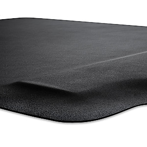 WorkOnIt 54" x 36" Anti-Fatigue Chair Mat for Hardwood Floors, Sit or Standing Desk, Black