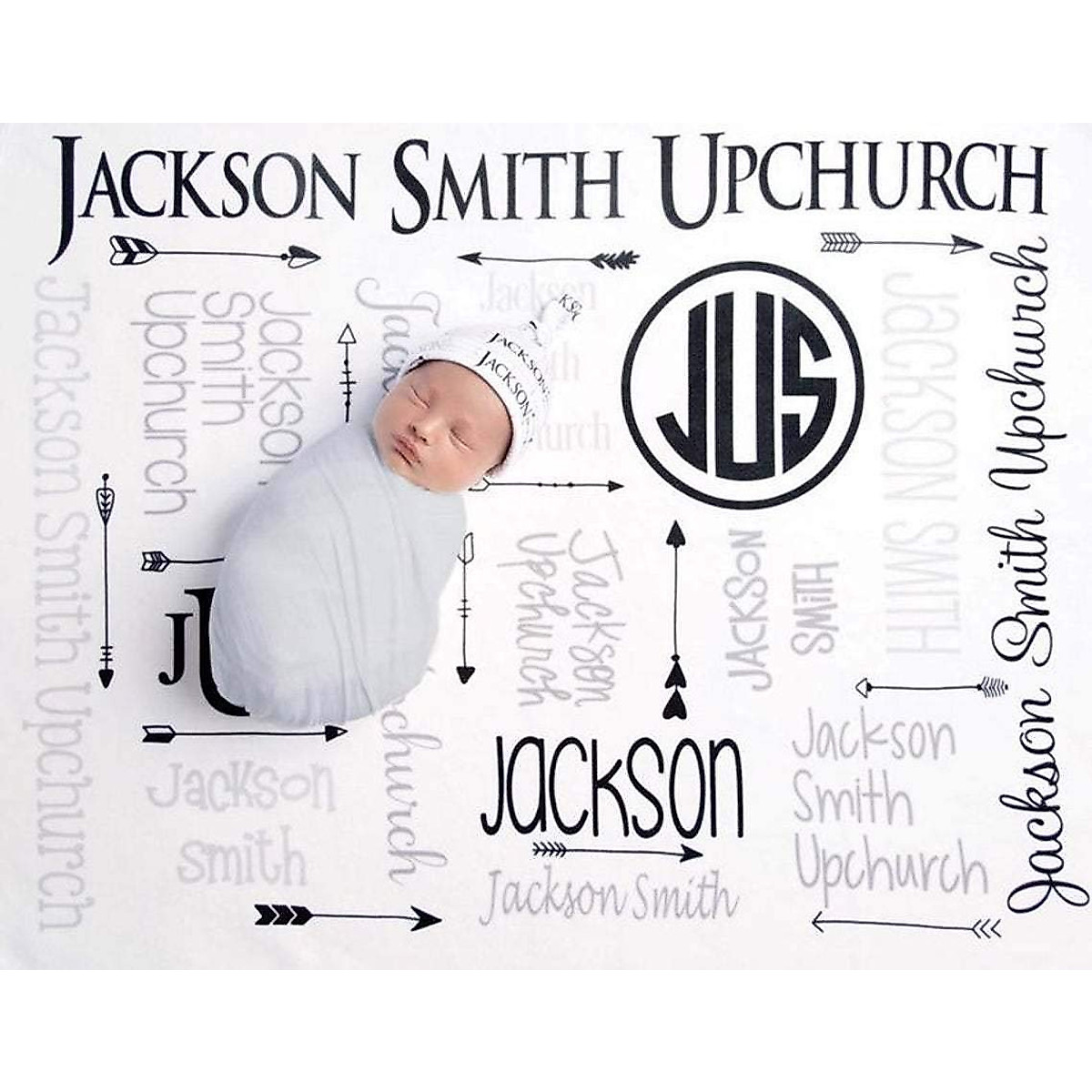 Personalized Blankets for Baby Son with Name, Personalized Name Blanket for Baby, Kids, Girls, boy. Custom Blanket from Baby Name. Great Gift for Birthday, Christmas, Thanksgiving, Newborn Baby
