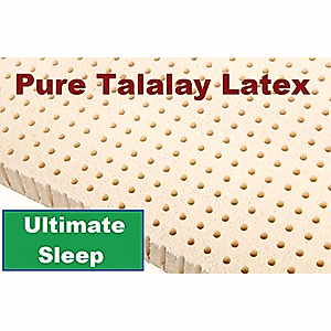 Full Original Talalay Latex Mattress Pad Toppers: US Made 2", 3", Many Densities (2" Thick, 14 ILD Soft)