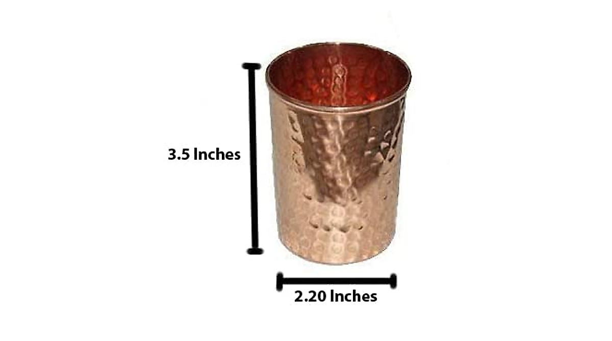 Rastogi Handicrafts Pur Copper Water Storage Tank 4L | Handmade Indian ...