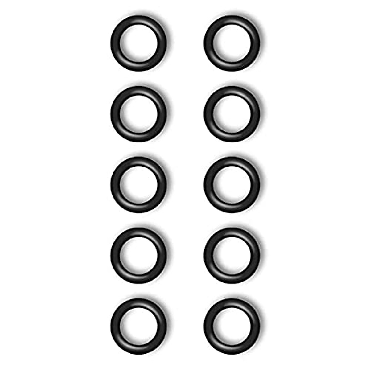 Joywayus Propane Natural Gasket O-Ring for Propane Tank Cylinder POL Adapter Fitting 0.579"OD (10PCS)