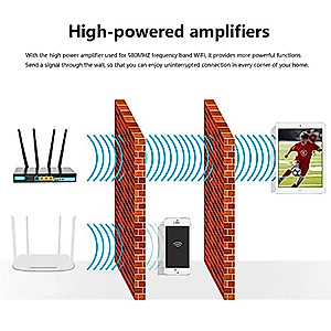 KuWFi 4G LTE Router with SIM Card Slot, Unlocked 4G WiFi Router with External Antennas, Industrial Wireless CPE Internet Routers for Home/Office, Work with AT&T and T-Mobile