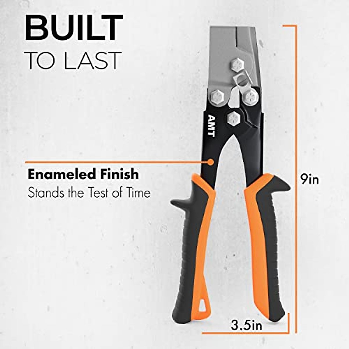 AMERICAN MUTT TOOLS Snap Lock Punch – Gutter End Cap Crimper Tool – Snap Lock Tool for Sheet Metal, Gutter Installation Tools, Gutter Crimping Tool, Gutter Tools, End Cap Crimper for Gutters