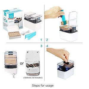 Serve Clean Smart Toothpick Dispenser, Chrome