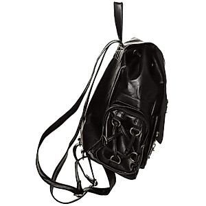 Lost Queen Jamie Heart Woven Pentagram Gothic Backpack Bag