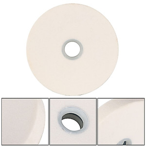 findmall 6 Inch x 3/4 Inch x 1 Inch 60 Grit Aluminum Oxide Abrasive Alundum Bench and Pedestal Wheel Bench and Pedestal Grinding Wheels Fit for Steel Applications