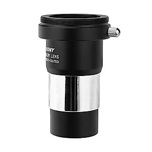 SVBONY 2X Barlow Lens 1.25 inch Double The Magnification Multi Coated Broadband Green Film Telescope Accessory with M42 Thread