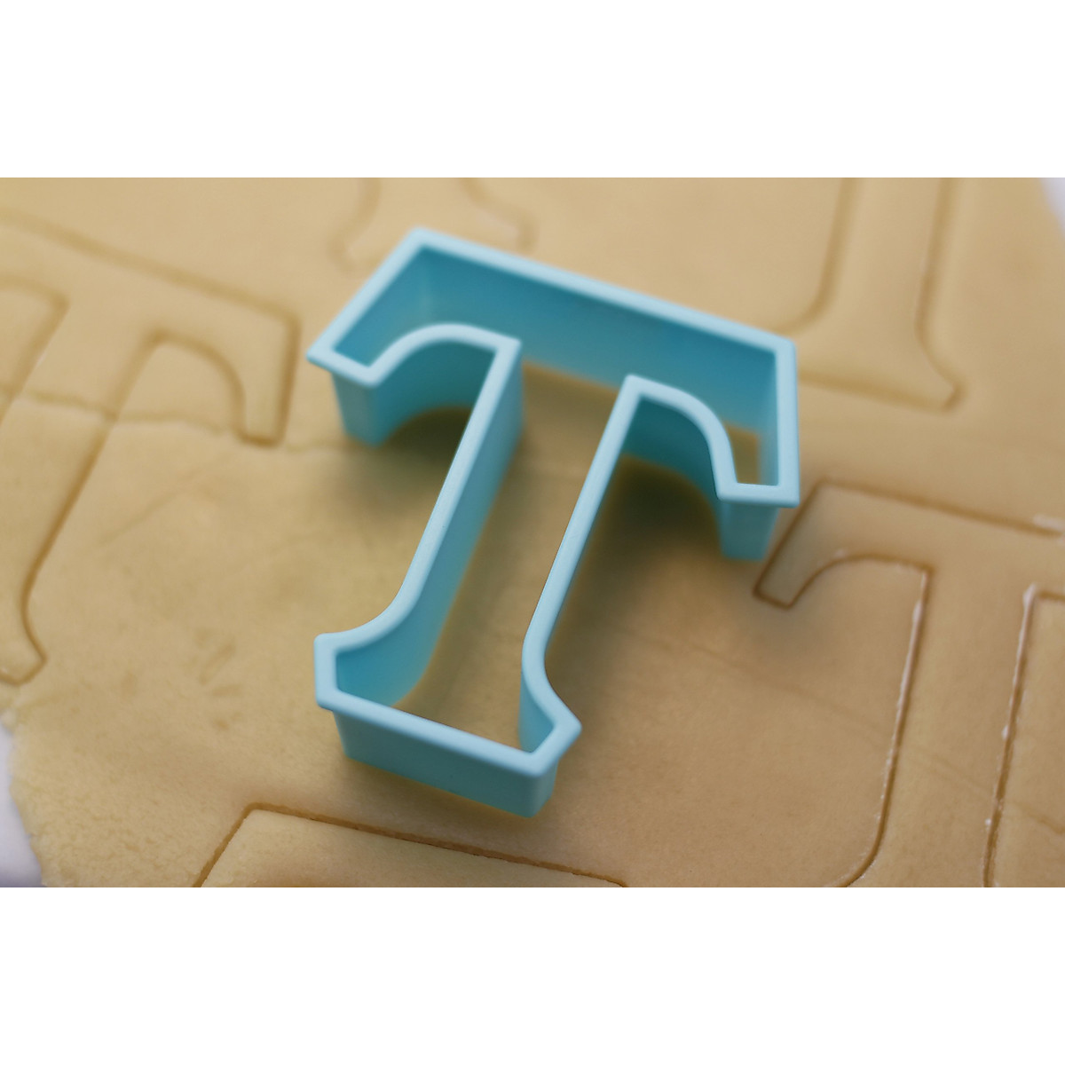 Live Greek, Greek Alphabet Letter Shaped Cookie Cutter, 3 Inches Long, Great Gift, Big Sis/Lil Sis, Fundraising, Parties, Sororities, Fraternities, Panhellenic, Art Stencil - TAU Shape